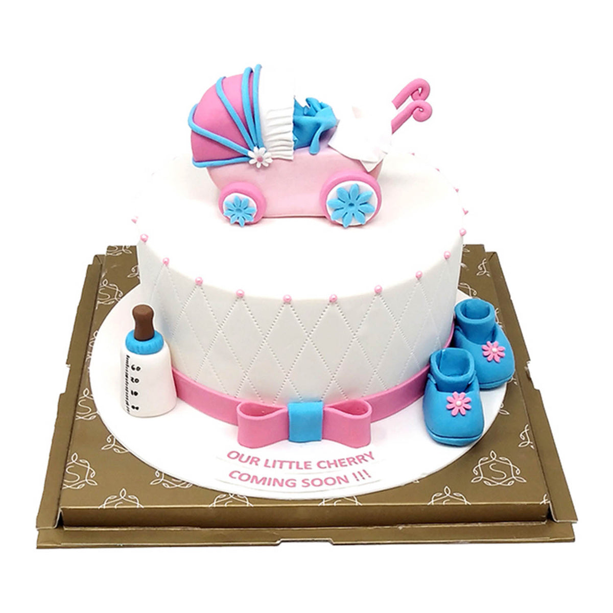 Order Baby Stroller Cake in India | Custom Baby-Themed Cakes