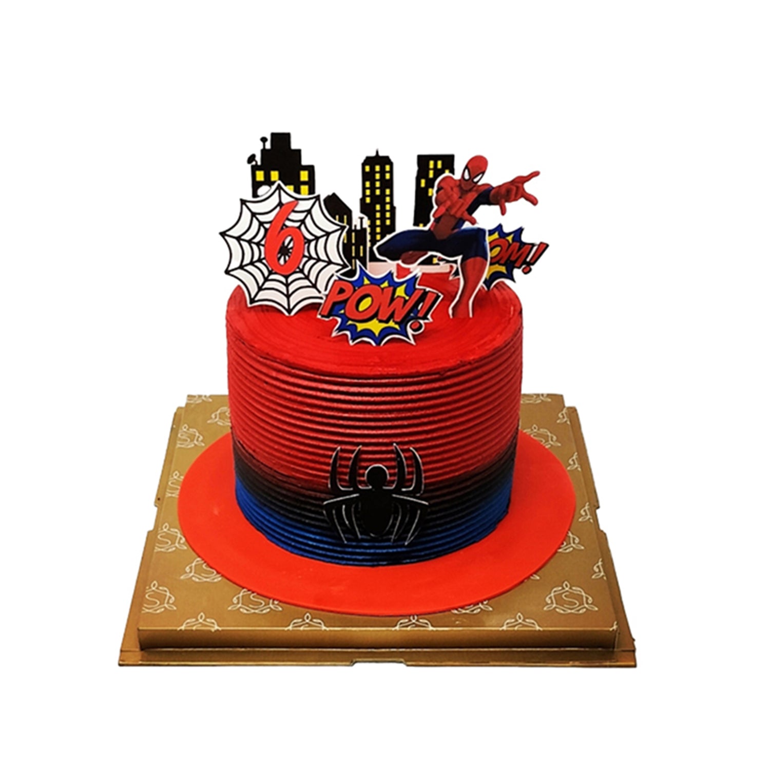 Buy Spiderman Pow Cake in India | Superhero Birthday Cakes