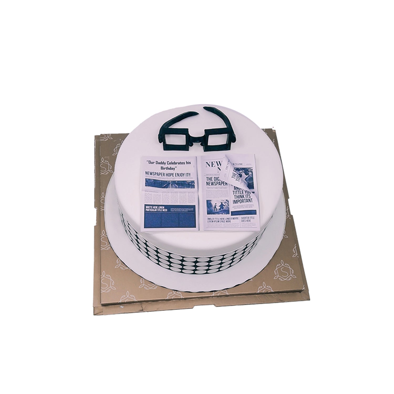 The Newspaper Cake in India | SMOOR Creative Designer Cakes