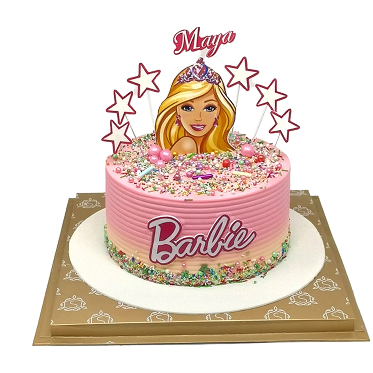 Pink Barbie Cake