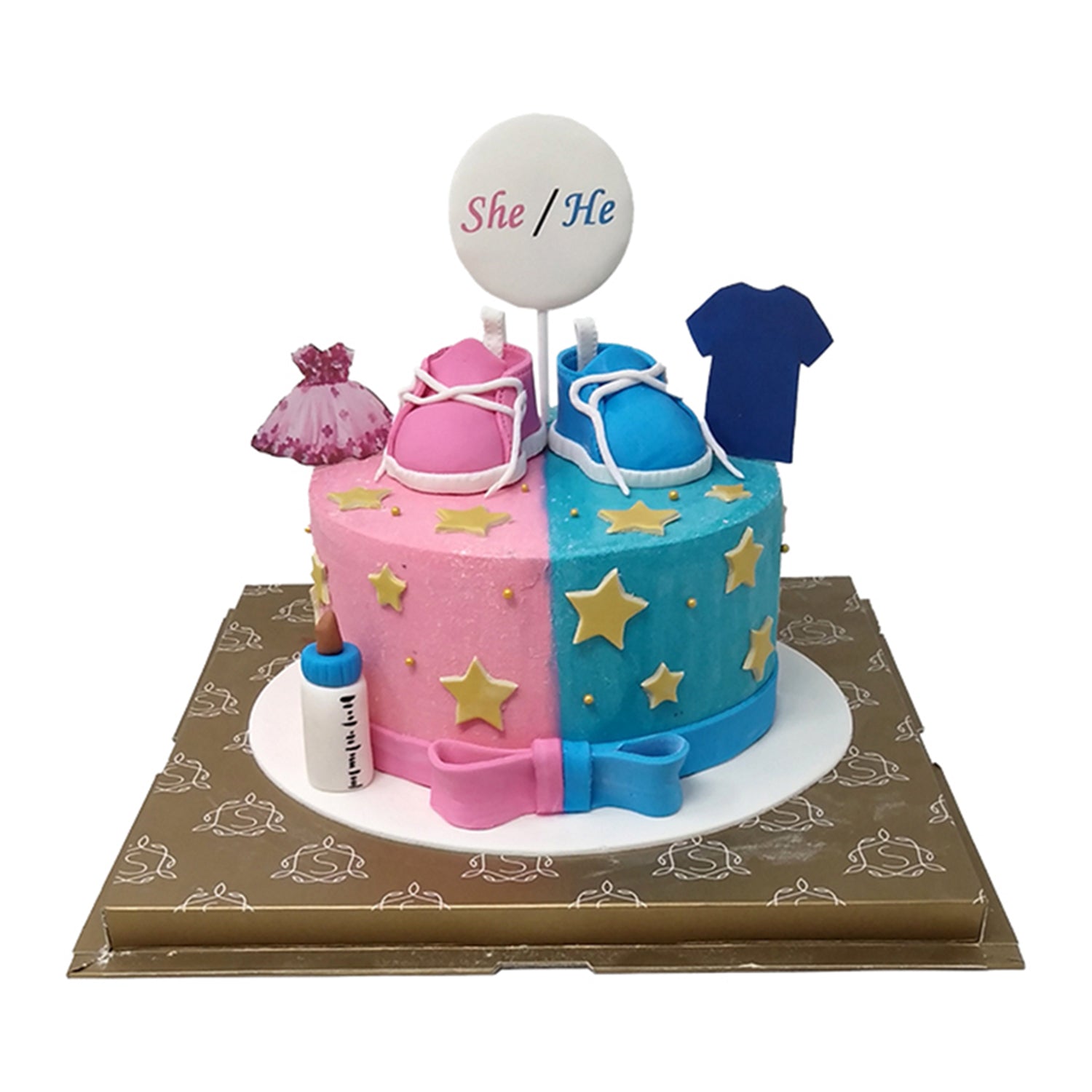 Buy Baby Shower Delight Cakes in India | Custom Fondant Cake