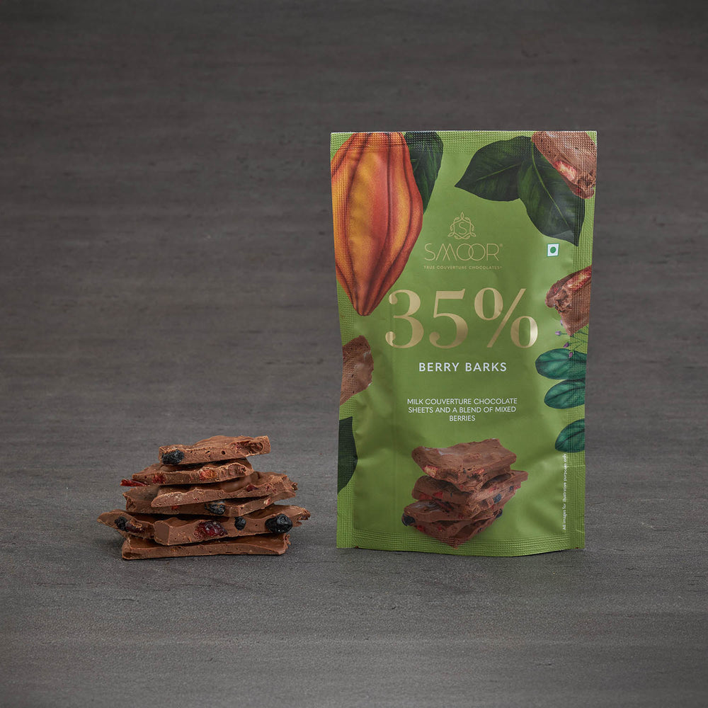 Buy 35% Berry Barks Premium Chocolates In India By SMOOR