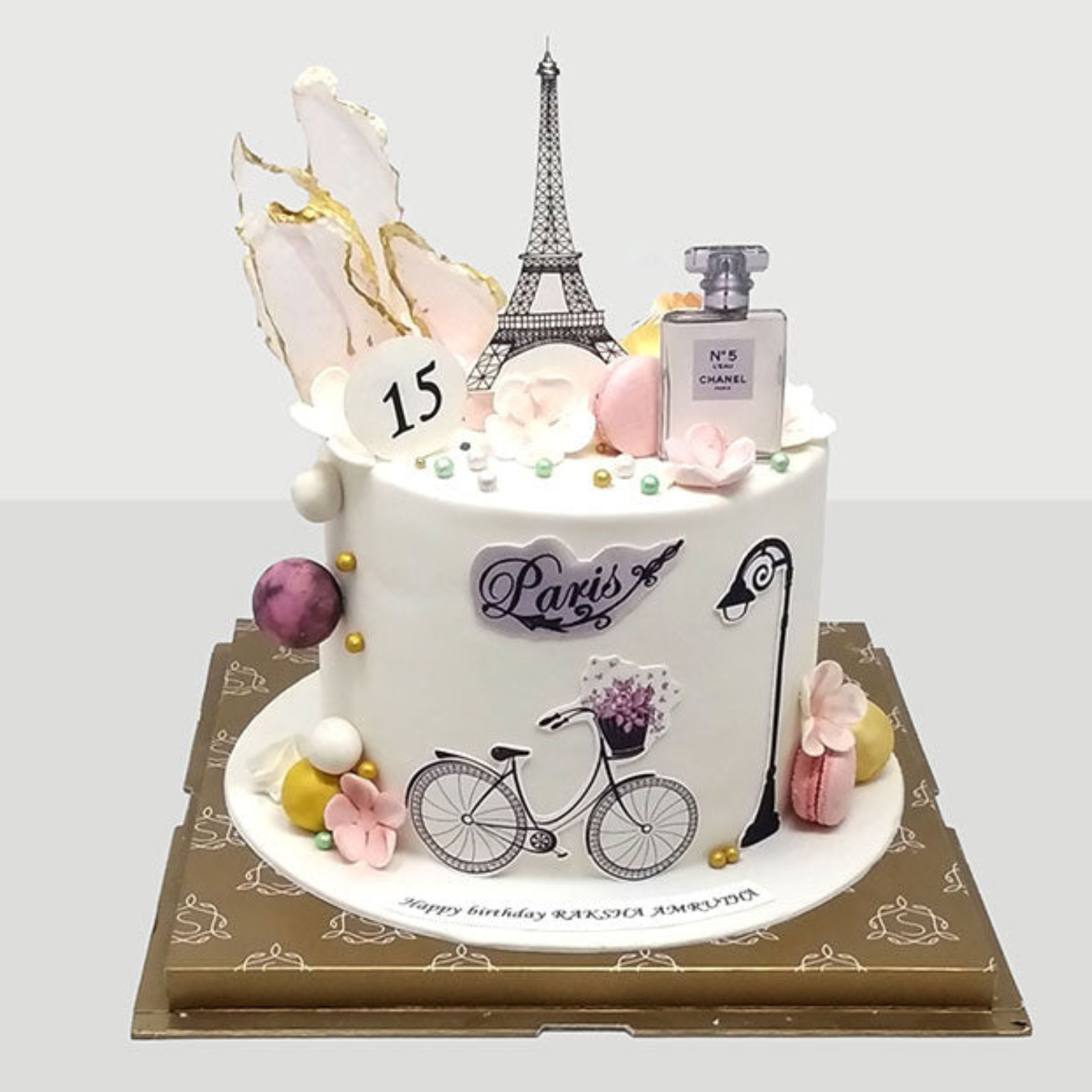 Order Paris Bonjour Cake in India | Premium European Cake