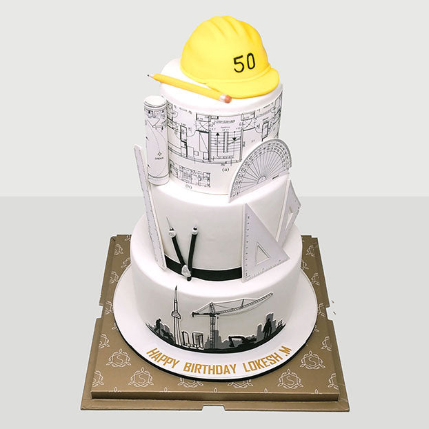 Order Engineer’s Theme Cake Online in India | SMOOR Cakes