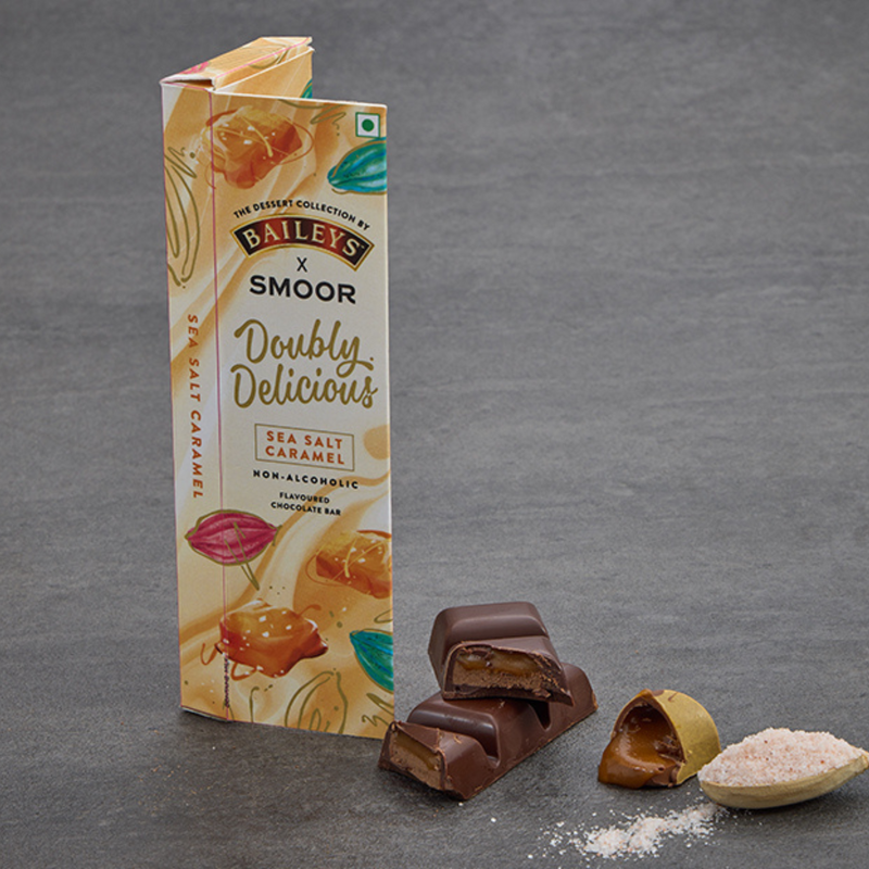Baileys x SMOOR Sea Salt Caramel Bar | Premium Chocolate India
