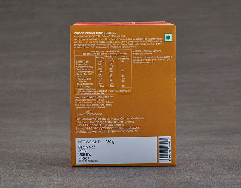 Choco Chunk Chip Cookies – Smoor