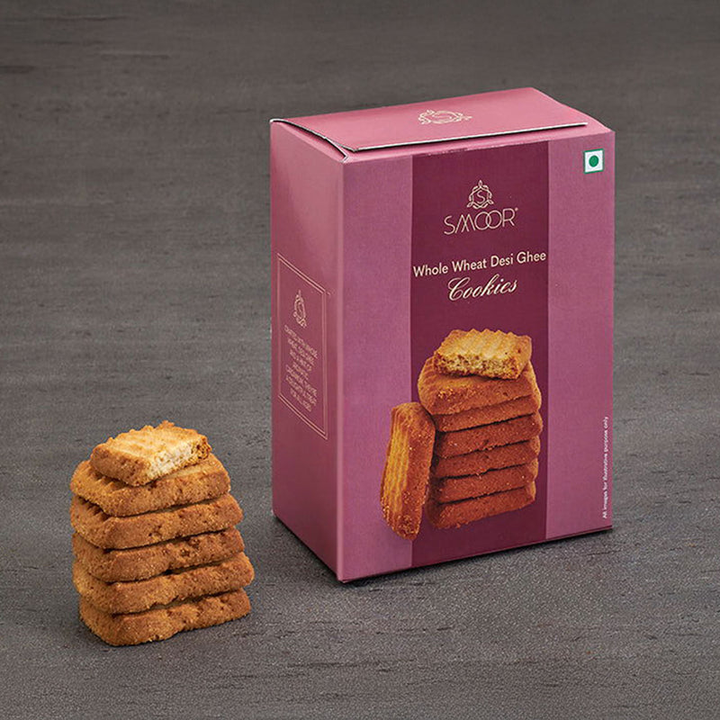 Buy Whole Wheat Desi Ghee Cookies in India | Healthy Cookies