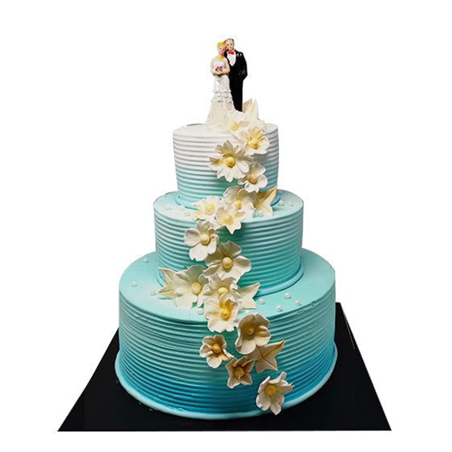 Wedding cakes with blue 60 photos - Astyledwedding.com
