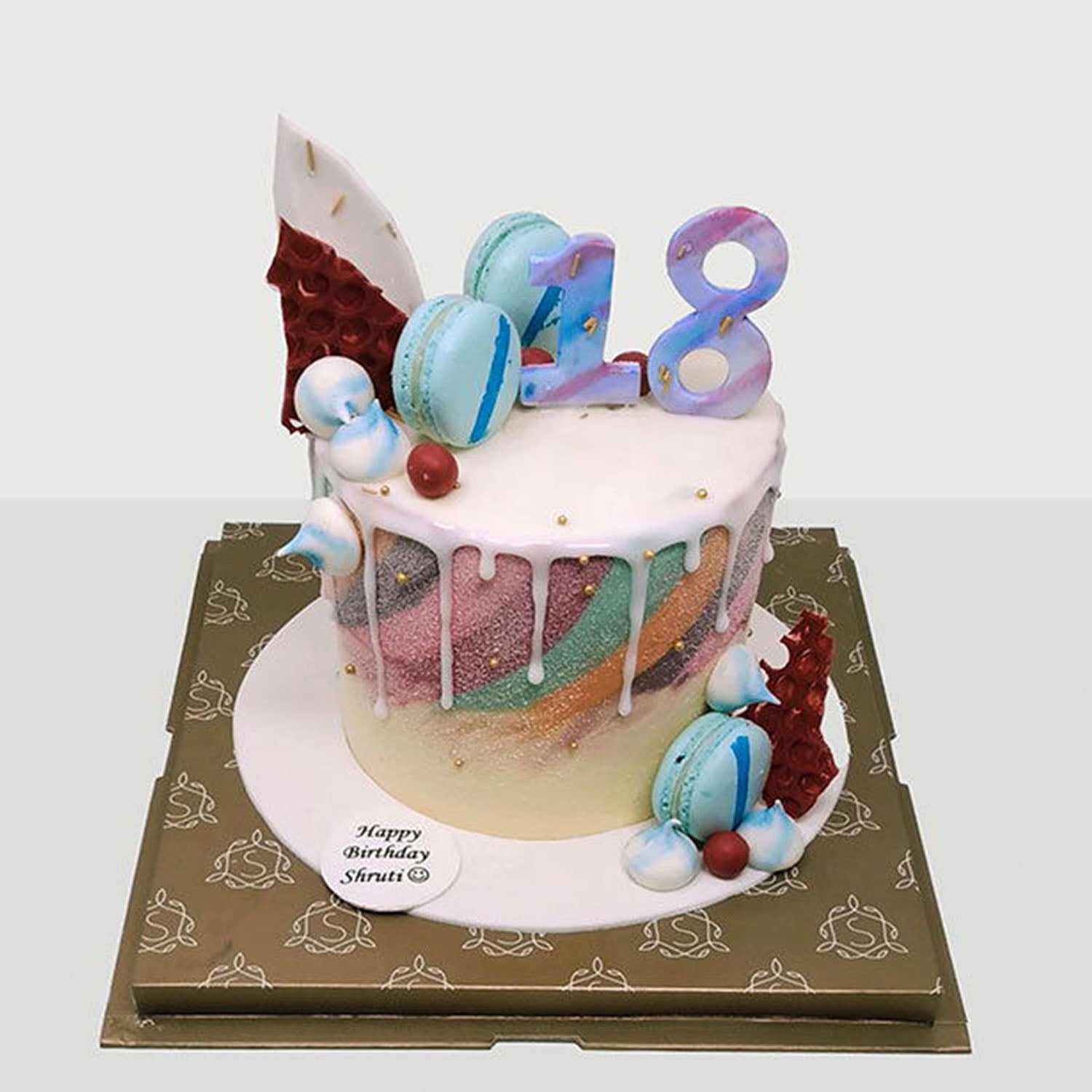 18th Birthday Cake | 18 Years Birthday Cake | 18 Month Birthday Cake