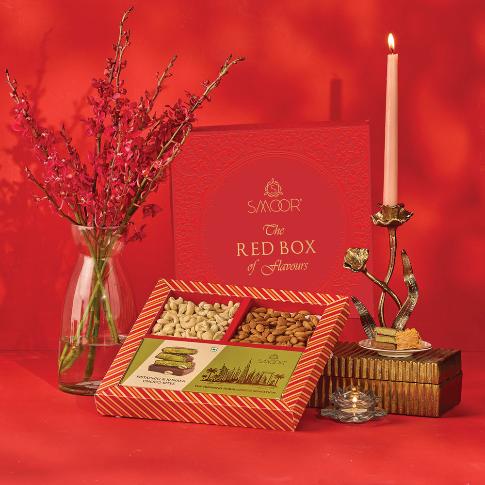 THE AUSPICIOUS RED BOX PREMIUM DRY FRUIT EDIT